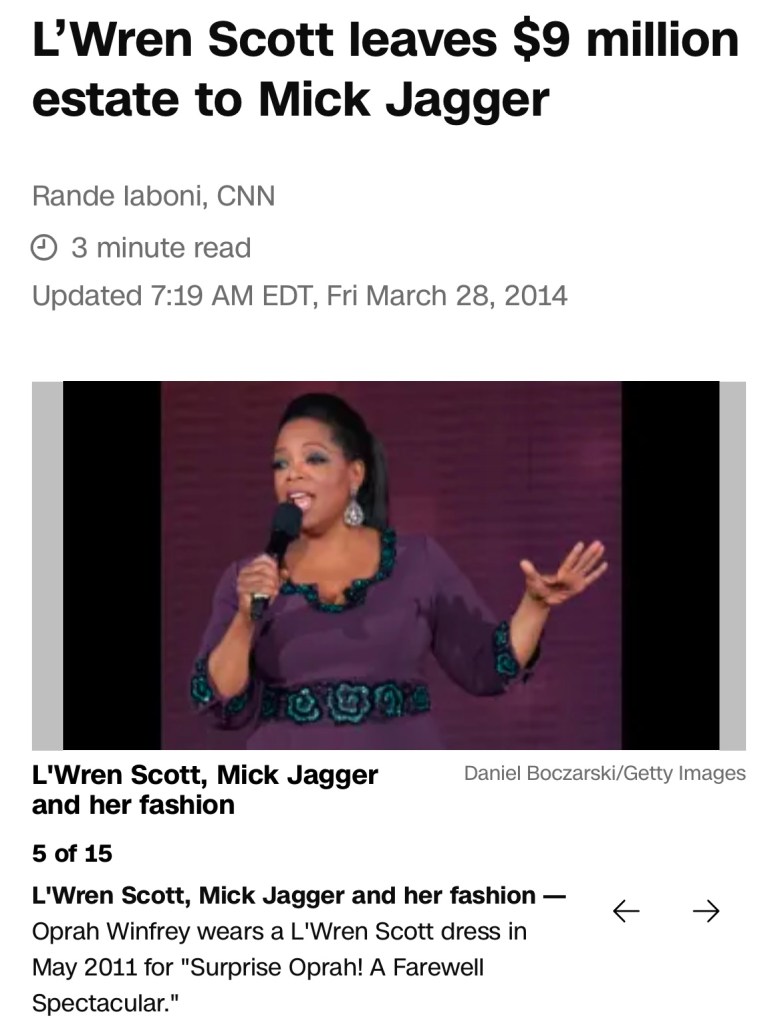 Jerry Hall Jealous L’wren Modeled Too - SAINT TWENTY