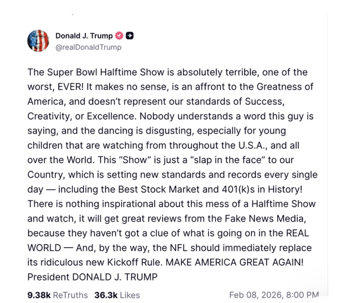 Donald Trump’s Super Bowl Analysis - SAINT TWENTY
